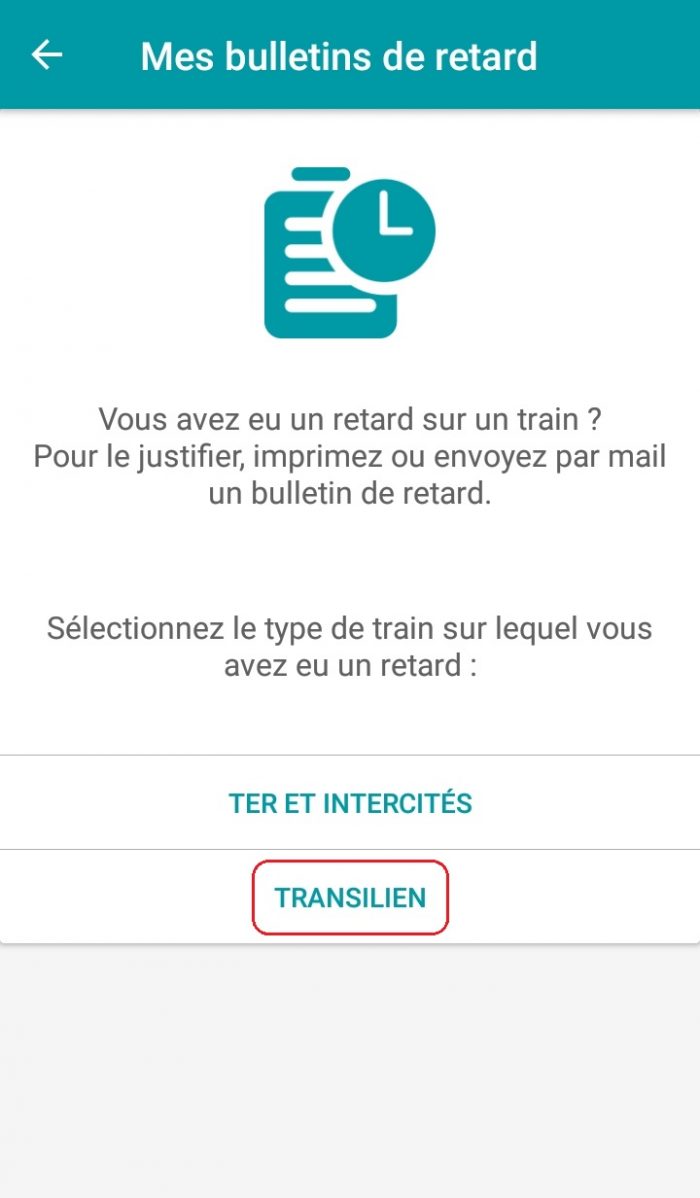 Où retrouver les bulletins de retard pour votre train Transilien