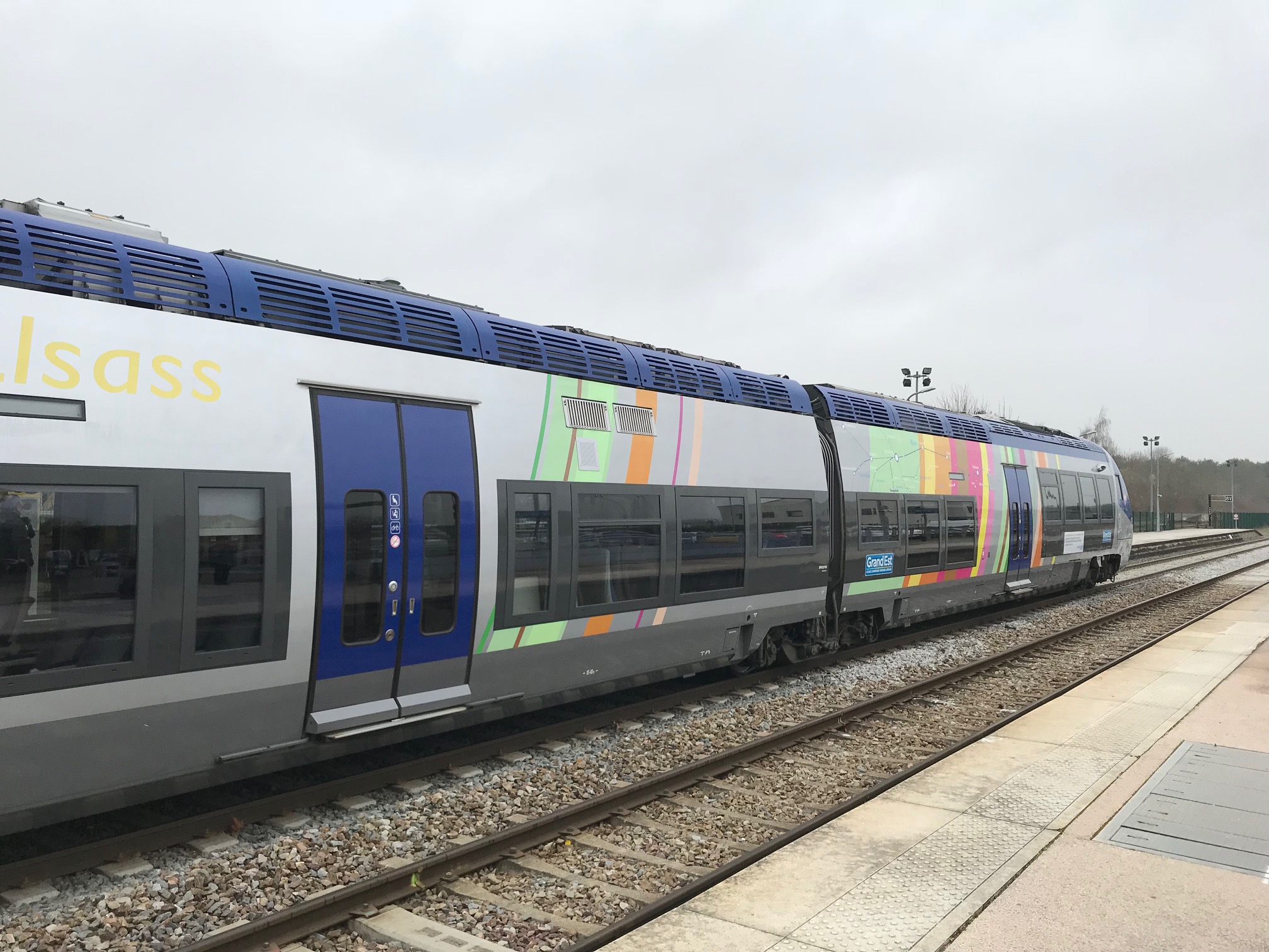 Deux nouvelles rames AGC sur la ligne P